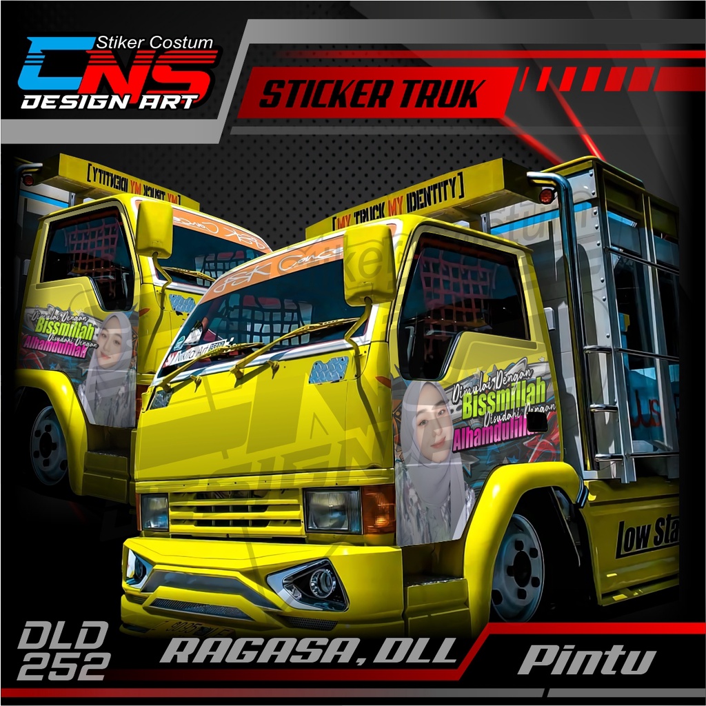 RAGASA Front Door Sticker Right Left Custom Photo of Beautiful Girl ...