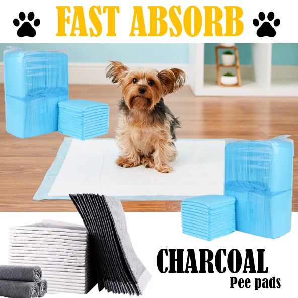 [BUNDLE DEAL] Charcoal Pet Pee Pad Training Pads For Puppy Dogs Cats ...