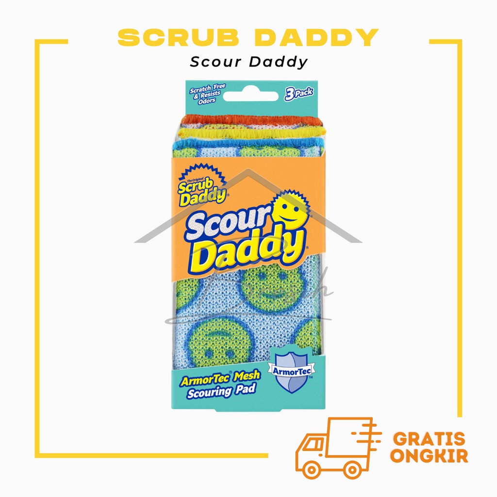 Scrub Daddy - Scour Daddy (3Pcs Set) | Shopee Singapore