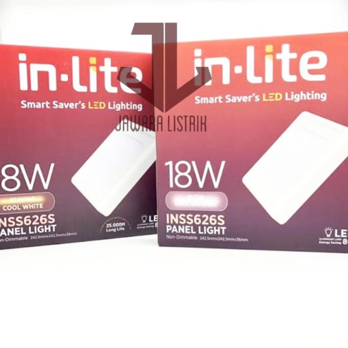 Led PANEL INLITE IN-LITE 18W 18W Water OUTBOW INSS626S OUTBOW 3008 Box ...