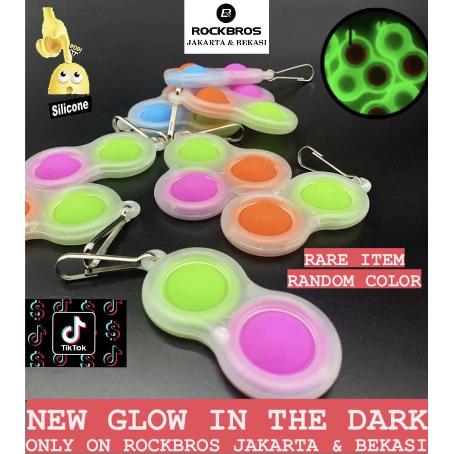Simple Dimple Pop It Glow In The Dark Fidget Toys Tiktok Viral Tiktok ...
