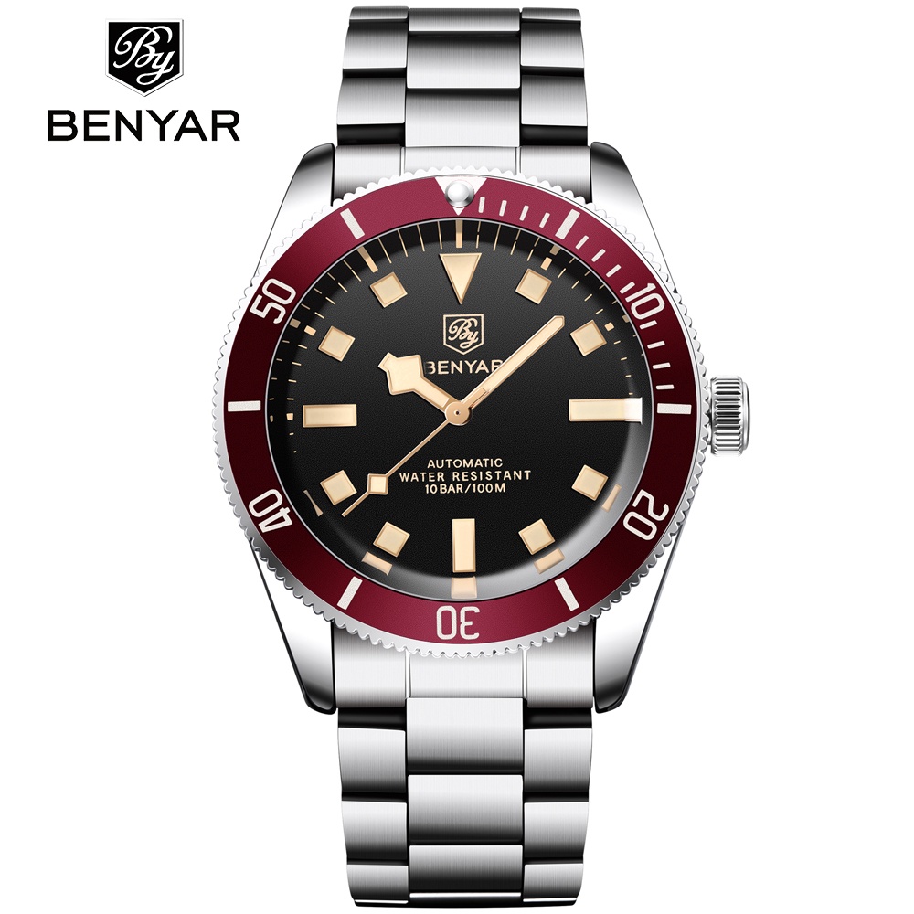 BENYAR BB58 Top Brand Mechanical Men Sport Watch New Automatic Fashion ...