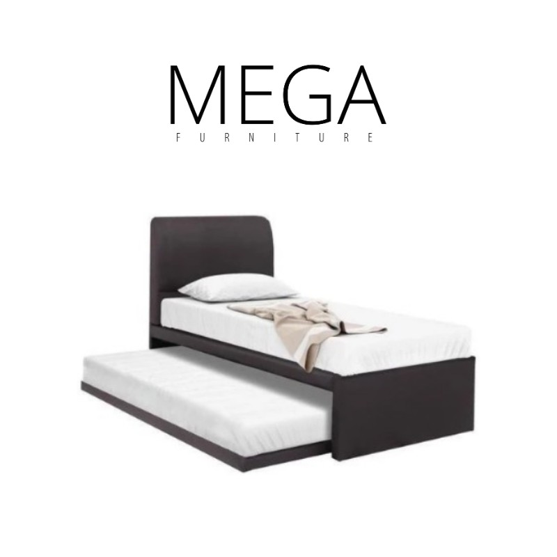Zander Faux Leather 3 in 1 Pull Out Bed | Shopee Singapore