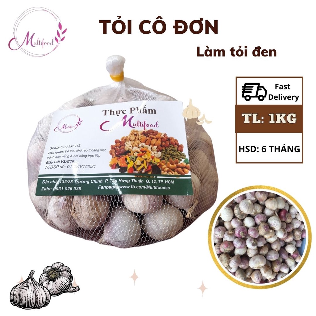 Lonely Garlic Makes MultiFood Black Garlic | Shopee Singapore