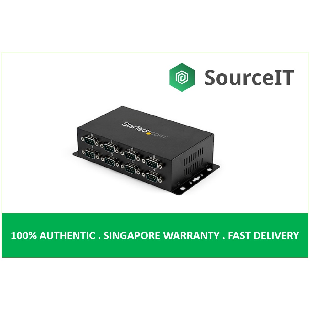 Startech 8 Port USB to DB9 RS232 Serial Adapter Hub P/N: ICUSB2328I ...