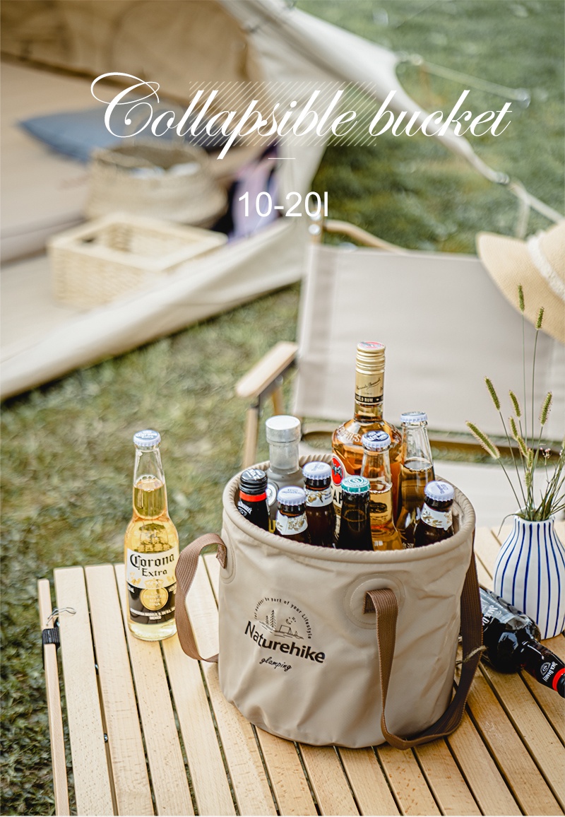 Naturehike 10L/20L Outdoor Camping Water Bucket Ultralight Foldable ...