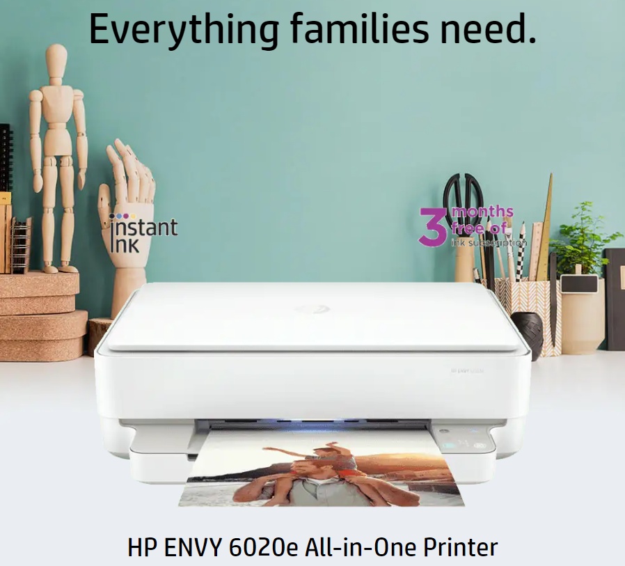 [Local Warranty] HP ENVY 6020 6020e All-in-One Wireless Colour Inkjet ...