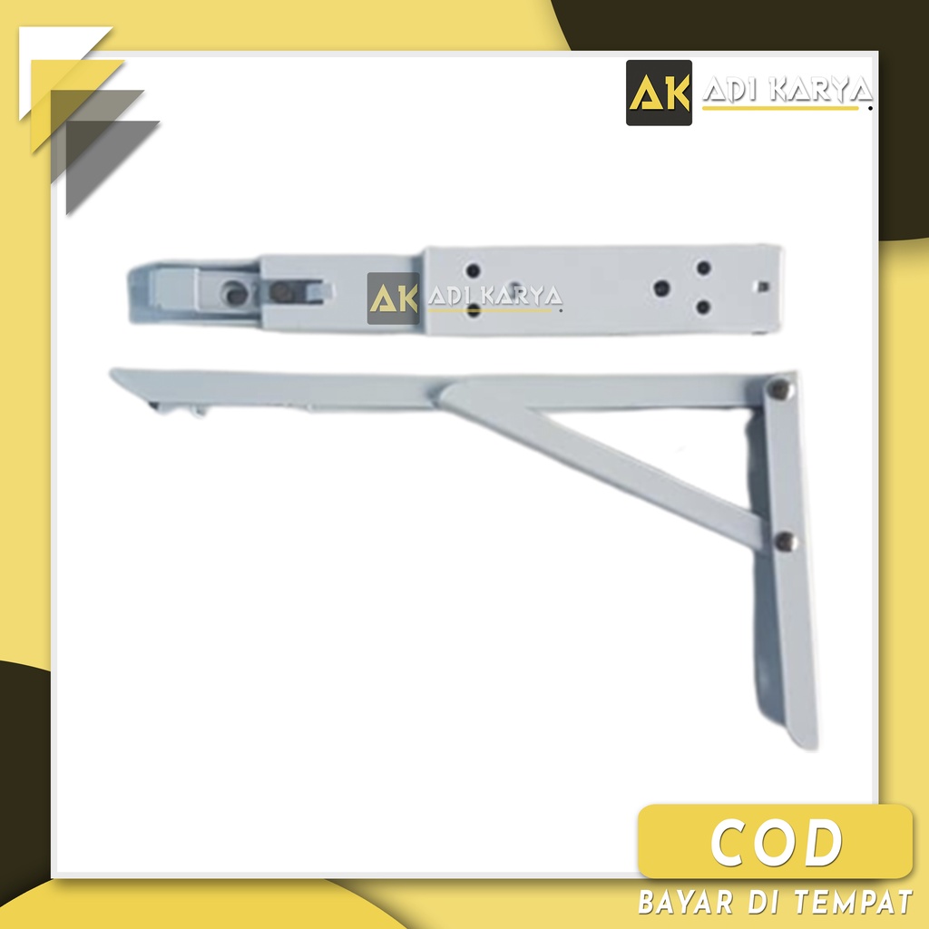 SIKU Folding Elbow Table Wall Table Iron Bracket Folding Hinge 25cm ...