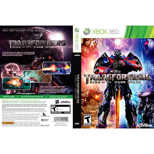 Transformers – Rise of the Dark Spark XBOX360 GAMES(FOR MOD CONSOLE ...