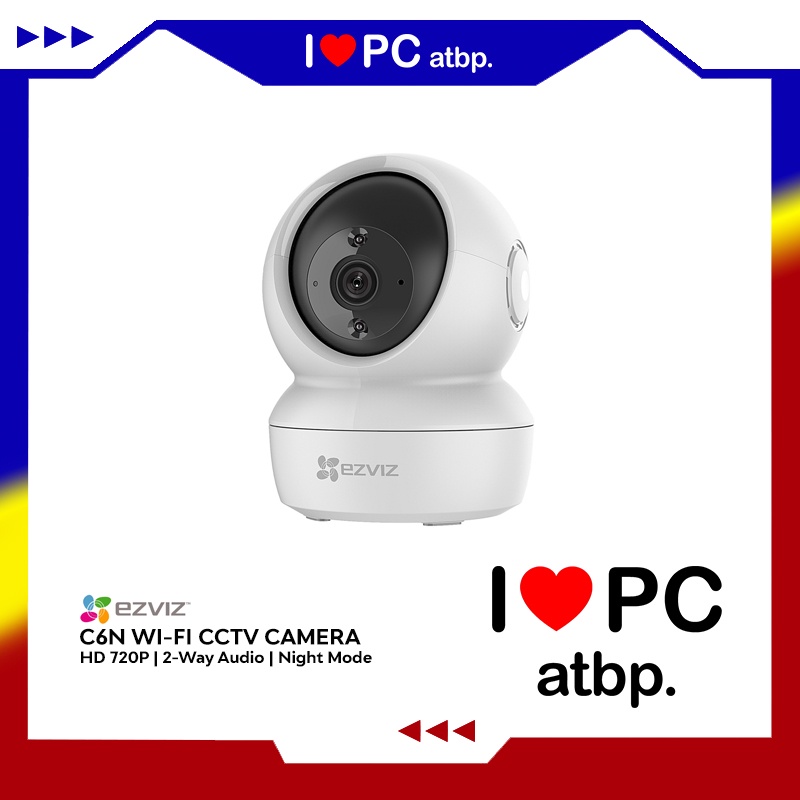 EZVIZ C6N Smart WiFi CCTV Camera, 2MP, FHD 1080P, 2-Way Audio, Night ...