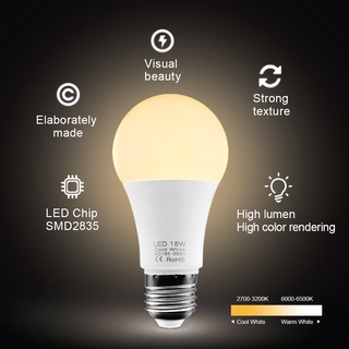 E27 LED bulb light 6500k 3000k 220V household energy-saving bulb 5W 7W ...