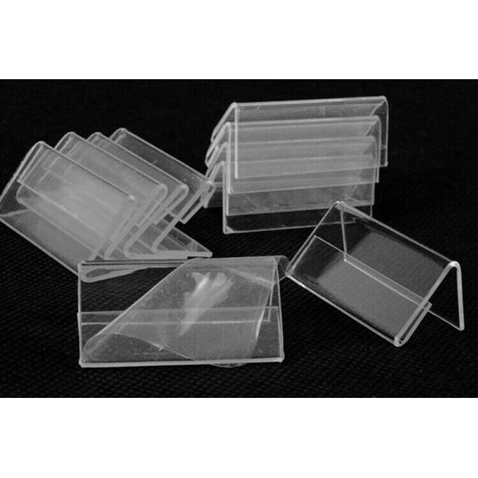 Acrylic Clear Desktop Sign Label Display Holder Price Name Cardk Tag ...