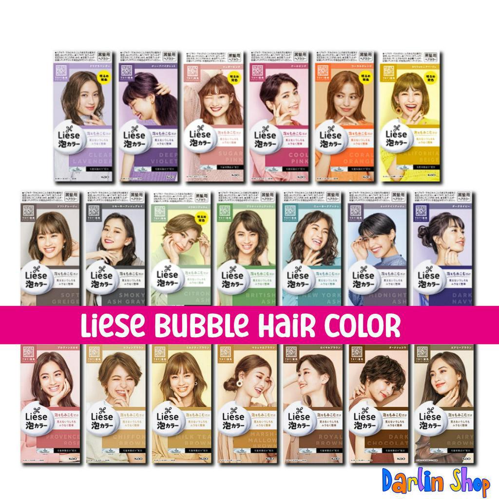 Liese Design / Natural Series Creamy Bubble Hair Dye (SG No. 1 ...
