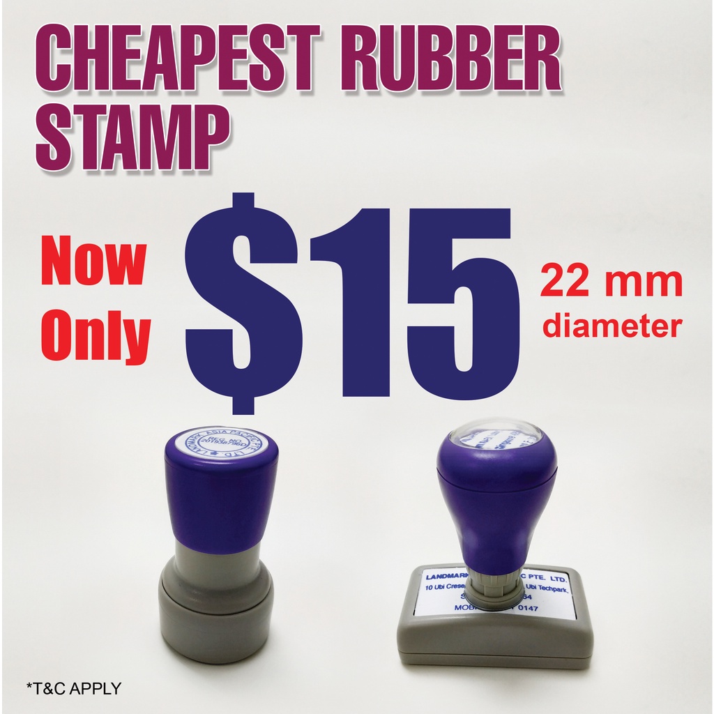 Cheap and Quality Self Ink Rubber Stamp | Shopee Singapore