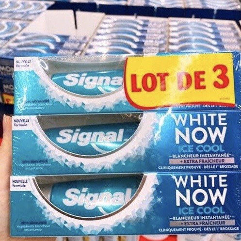 Set of 3 types of SIGNAL WHITE NOW Toothpaste | Shopee Singapore