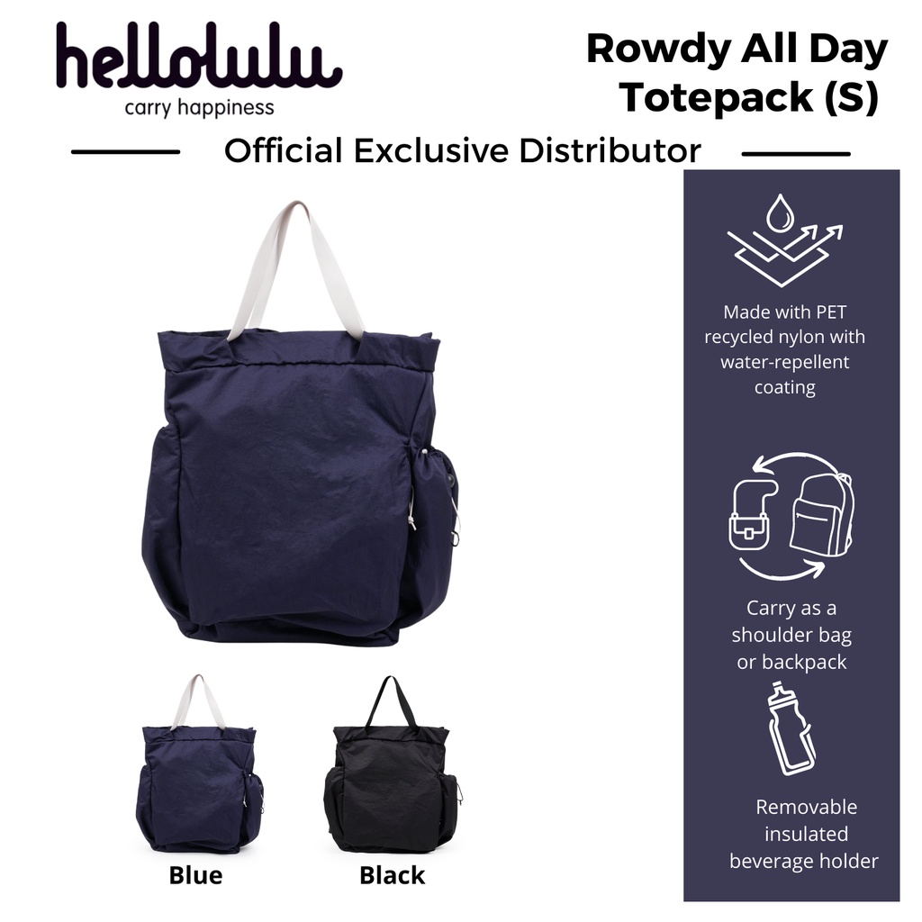 Hellolulu Rowdy All Day Totepack (S) | Shopee Singapore