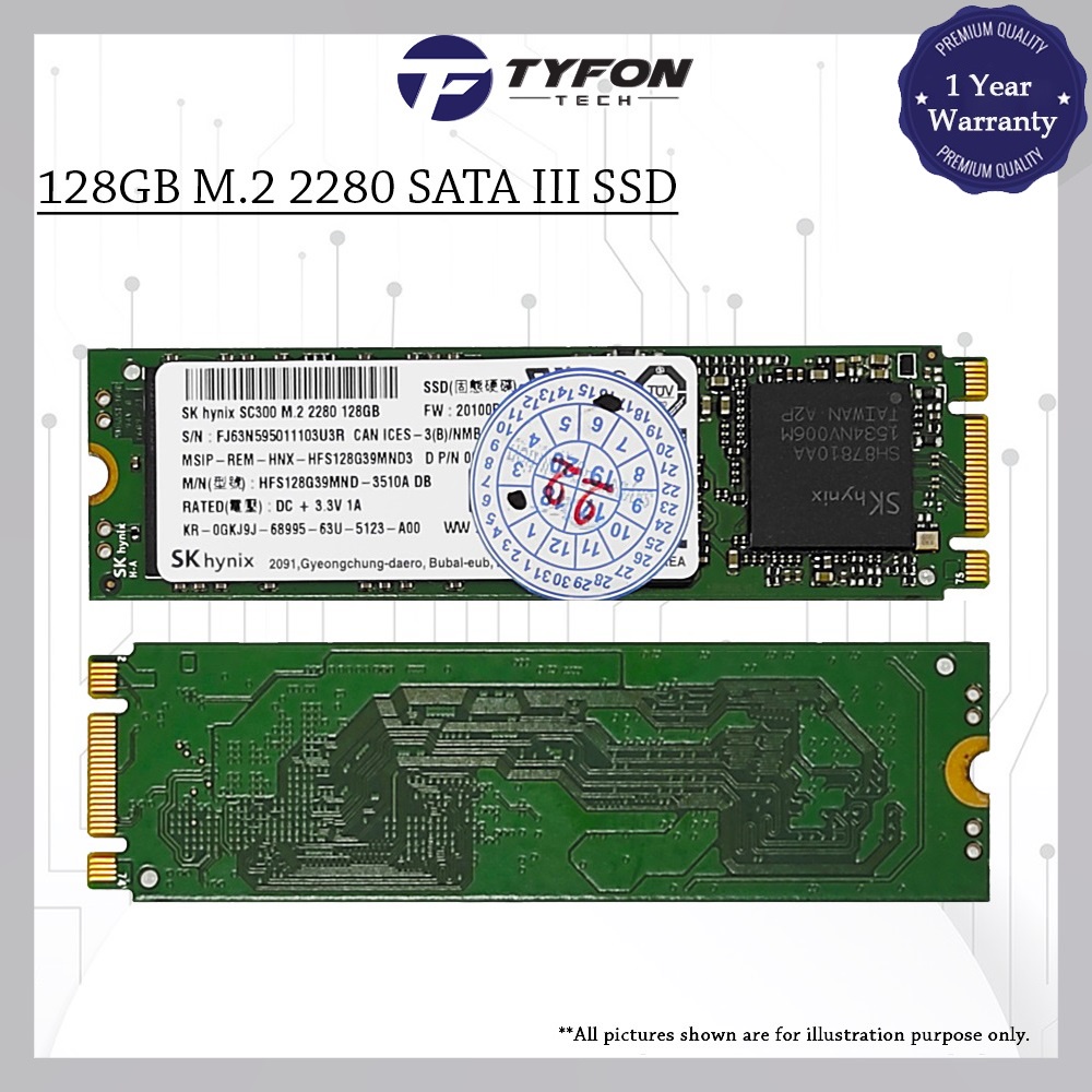 Mix Branded 128GB SATA 6Gb/s NAND M.2 2280 Solid State Drive SSD ...