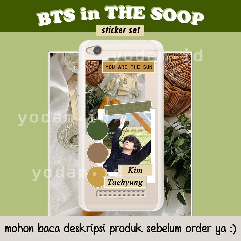 Sticker CASE, AESTHETIC STICKER KPOP BTS IN THE SOOP STICKER SET ...