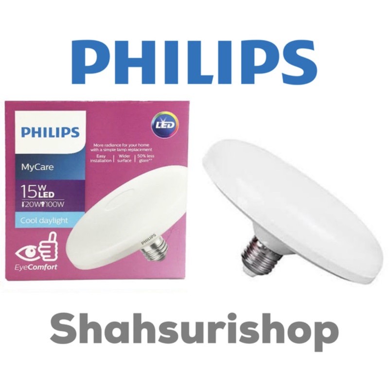 Philips LED BULB UFO LIGHT 15W 15 W WATT E27 | Shopee Singapore