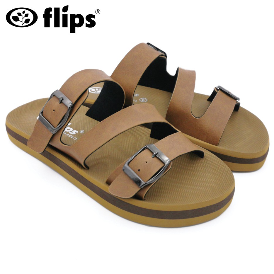 [BY FLIPS] Flips 'Pods Sandals' Z-Strap Contoured Footbed Unisex Rubber ...