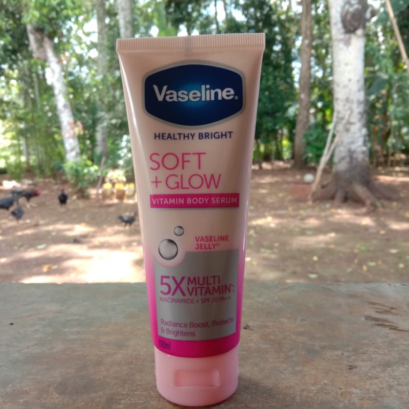 Vaseline SOFT + GLOW VITAMIN BODY SERUM 100ML & 180ML | Shopee Singapore