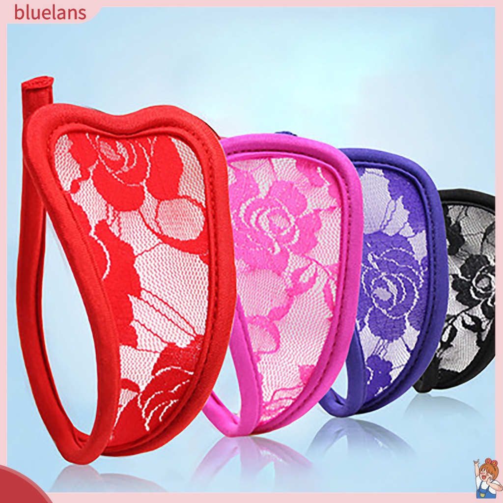 BL| Women Sexy C-String Open Back Thong Underwear Panties Sleepwear ...