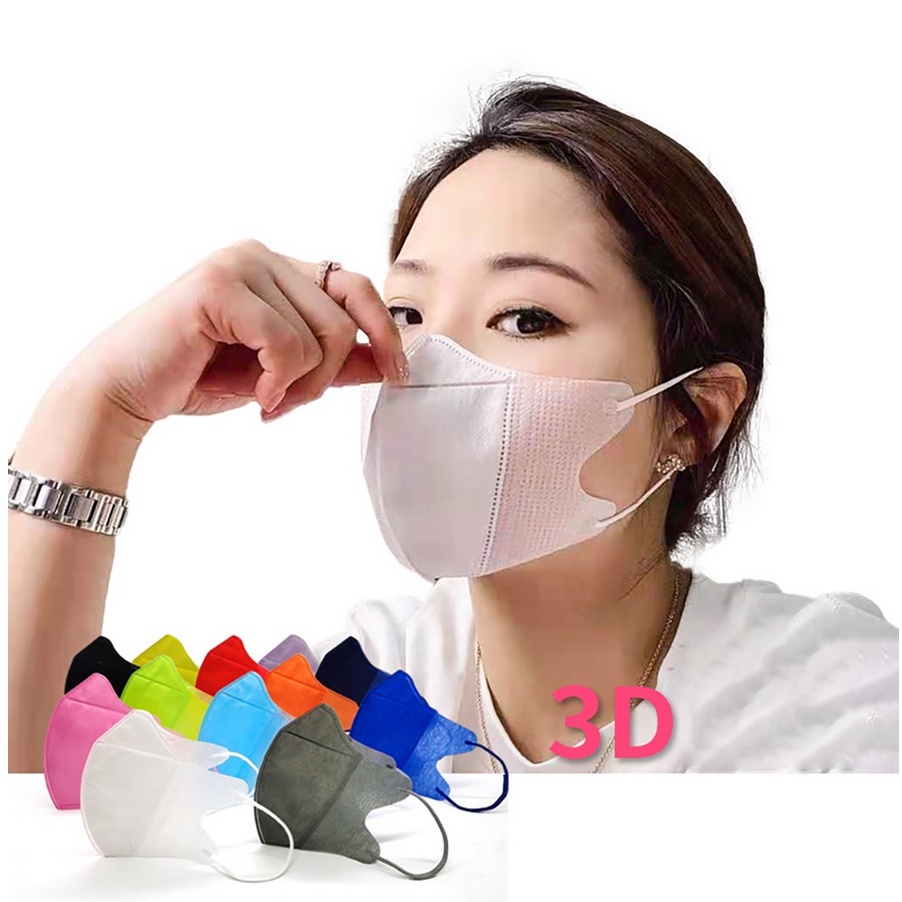 50pcs 3D Mask 3ply Earloop Duckbill Face Mask 3D Topeng Muka Pelitup ...