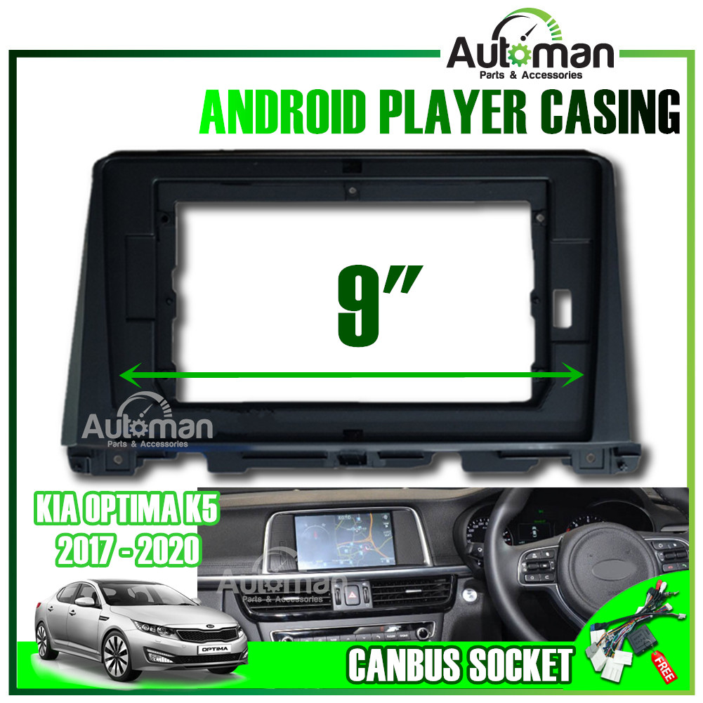 Casing Android Kia K5 2017 - 2020 Dashboard Audio Android Player Radio ...