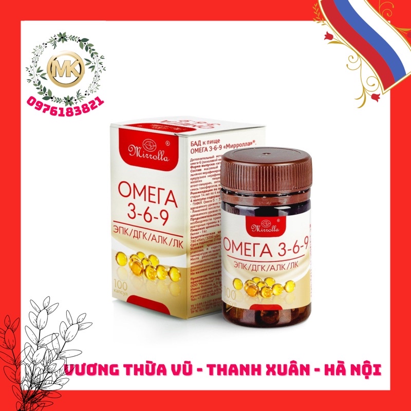 Omega 369 Russian Mirrolla Pills 100 Pills | Shopee Singapore
