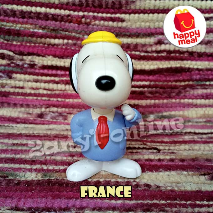 Mcdo Happy Meal Toy Snoopy World Tour - FRANCE | Shopee Singapore