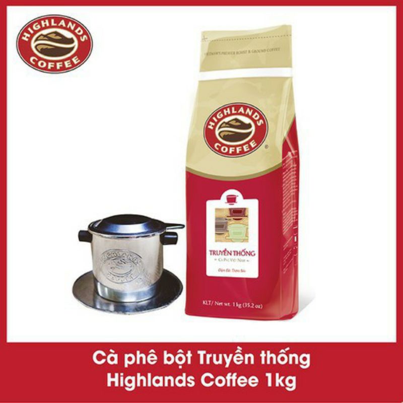 Traditional Highlands Coffee Powder 1kg. Hsd 03 / 2023 | Shopee Singapore