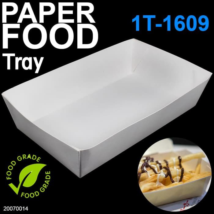 PAPER Lunch BOX Tray - MEDIUM Lunch Tray - FOOD GRADE Tray Contents 100 ...