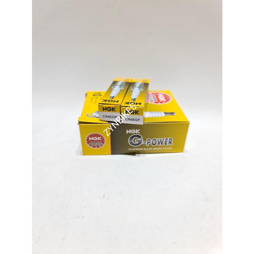 NGK SPARK PLUG CR8EGP G POWER SNIPER 150 Y15ZR MXKING R3 NINJA 300 R15 ...