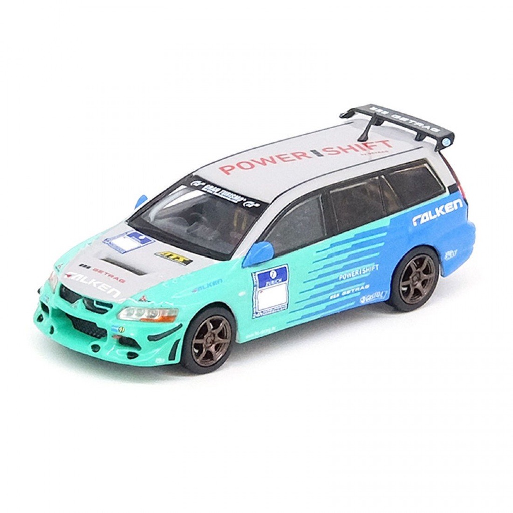 Inno64 IN64-EVO9W-FAL 1/64 MITSUBISHI LANCER EVOLUTION IX WAGON FALKEN LIVERY DIECAST SCALE ...