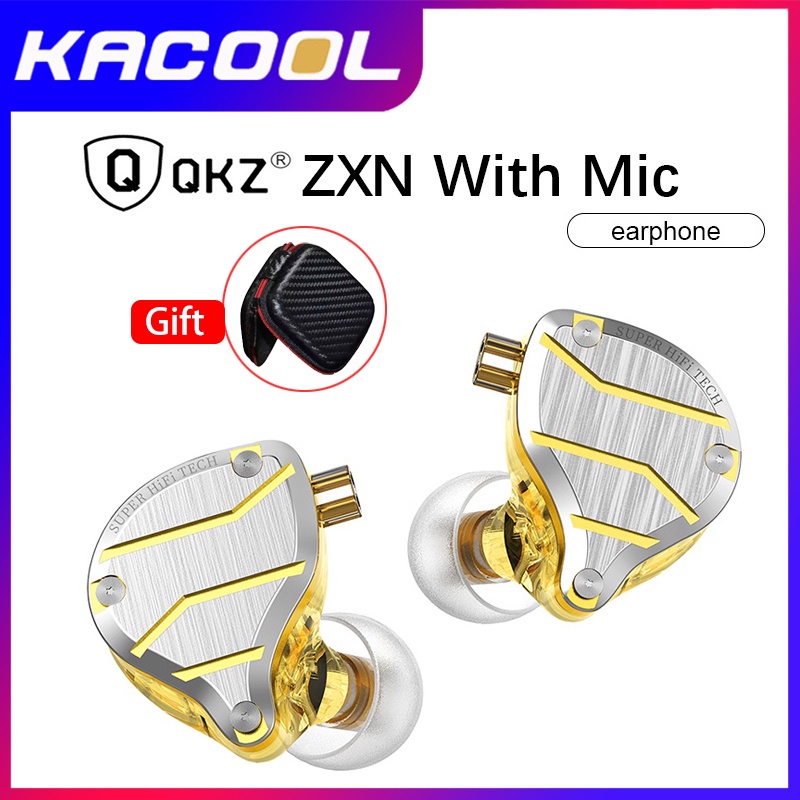 Qkz ZXN In-Ear Earphones Basshead Hifi Earphones with mic alt KZ EDX ...