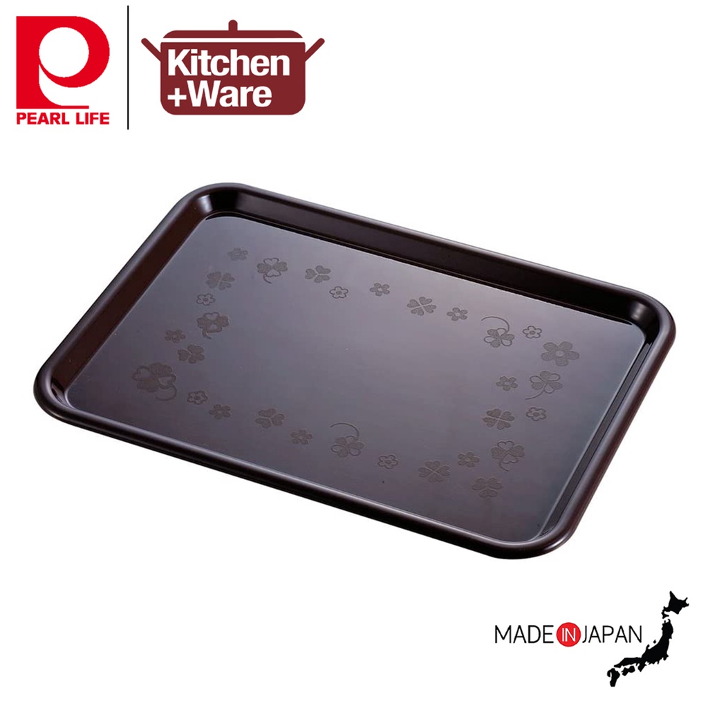 [Japan] Pearl Life Tray /36cm Tray / Square Tray With Magnet / Brown ...