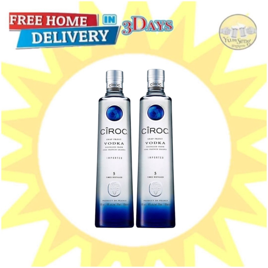 Ciroc Vodka 700ml (Bundle of 2) | Shopee Singapore