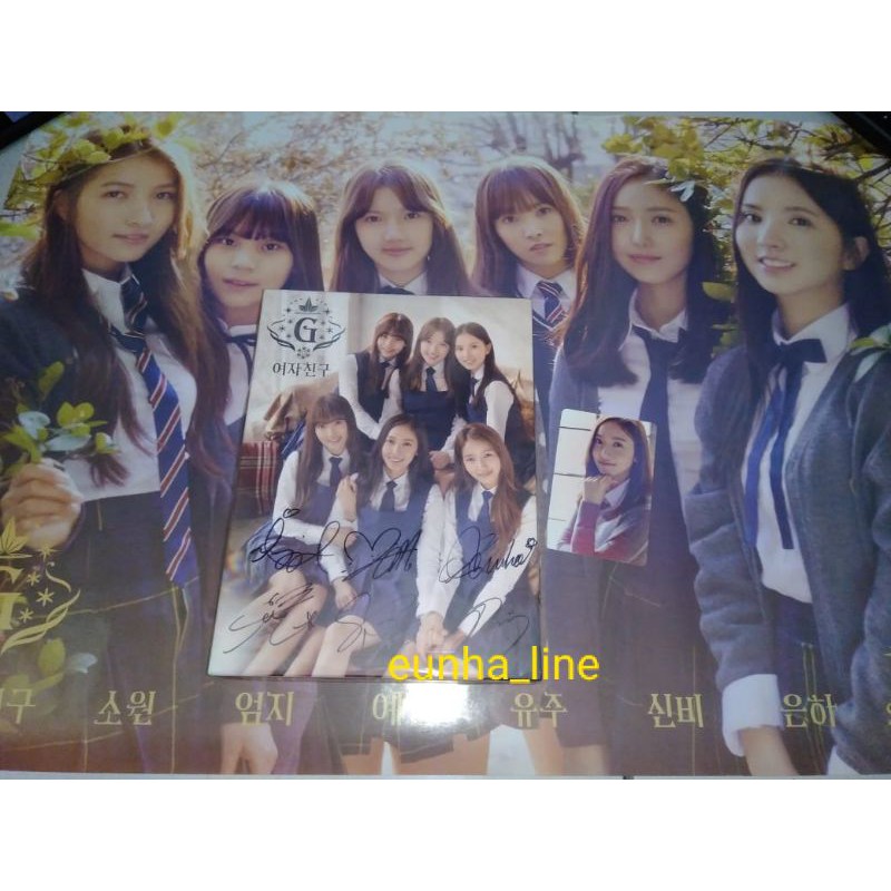 () Album Gfriend Snowflake Signed All Member Sowon Yerin Eunha Yuju ...