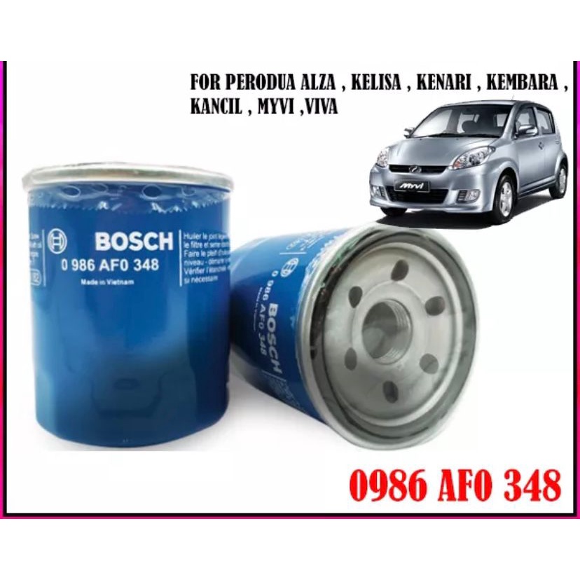 Bosch 0348 Perodua Oil Filter | Shopee Singapore