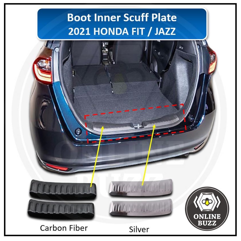 Boot Inner Scuff Plate for 2021 Honda Fit / Jazz Car Accessories *SG ...