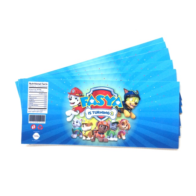 Paw Patrol Milk Bottle Label (190ml) | Shopee Singapore