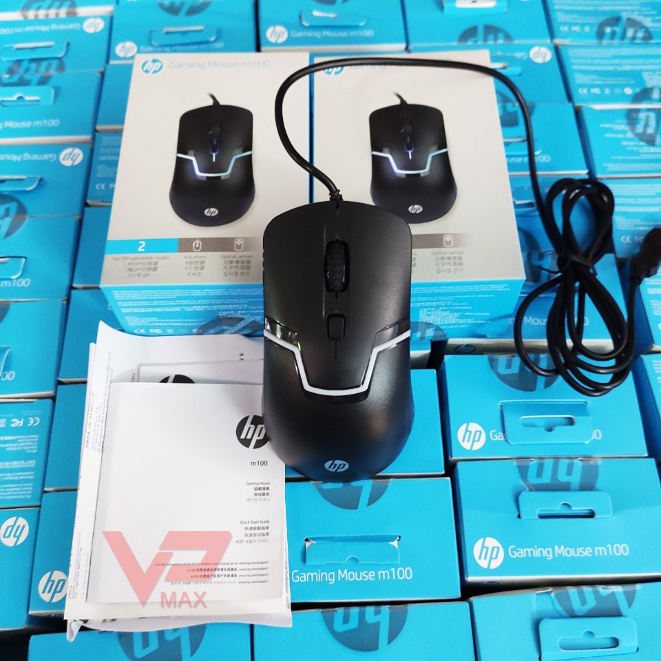 Hp M100 Black LED USB Mouse - Genuine | Shopee Singapore