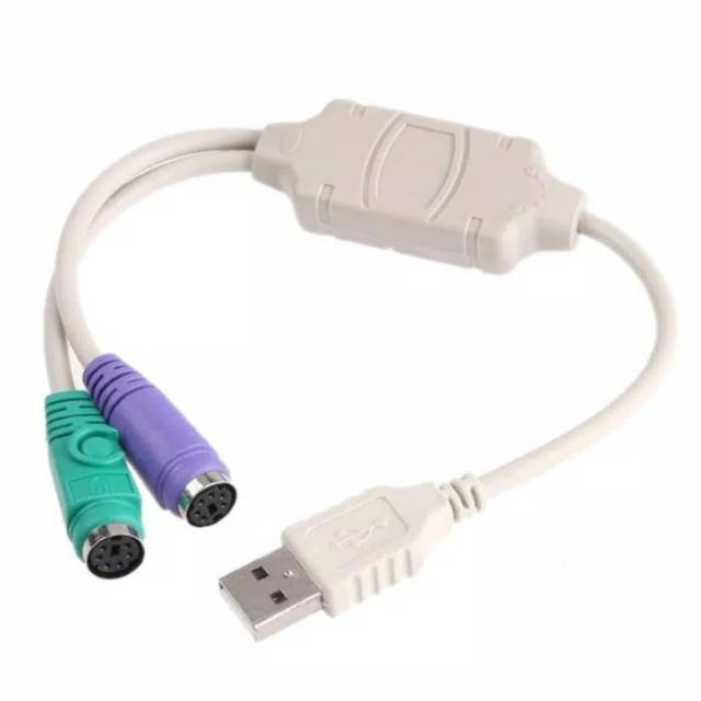 Ps2 to usb converter cable. 2usb Keyboard serial converter connector ...