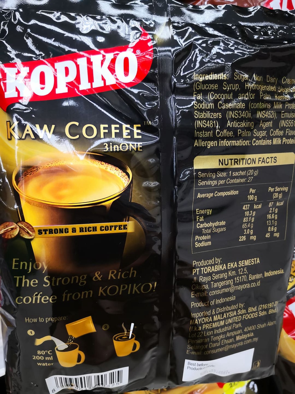 5 Jenis: KOPIKO Coffee Kopiko Extra Kaw Kopi L.A. 3in1 Instant Coffee ...