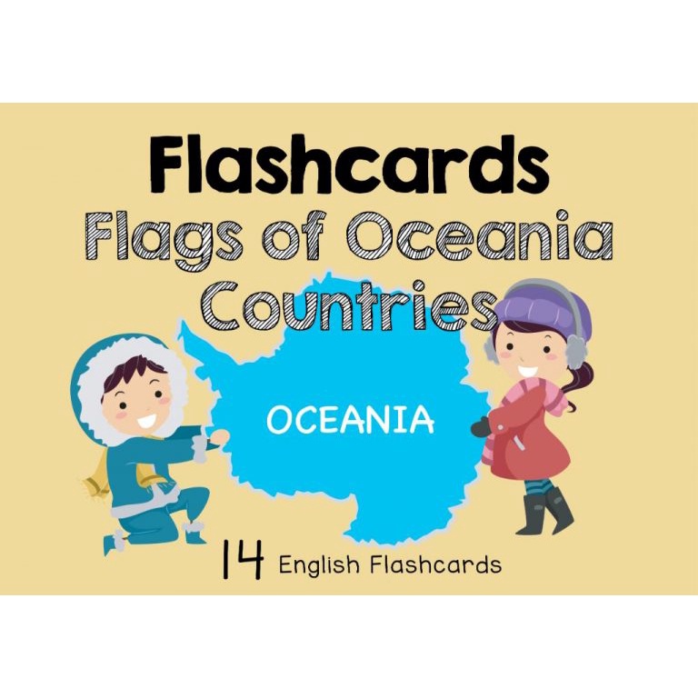 Flashcards (Flags of Oceania Countries)- English/Language/Literacy ...