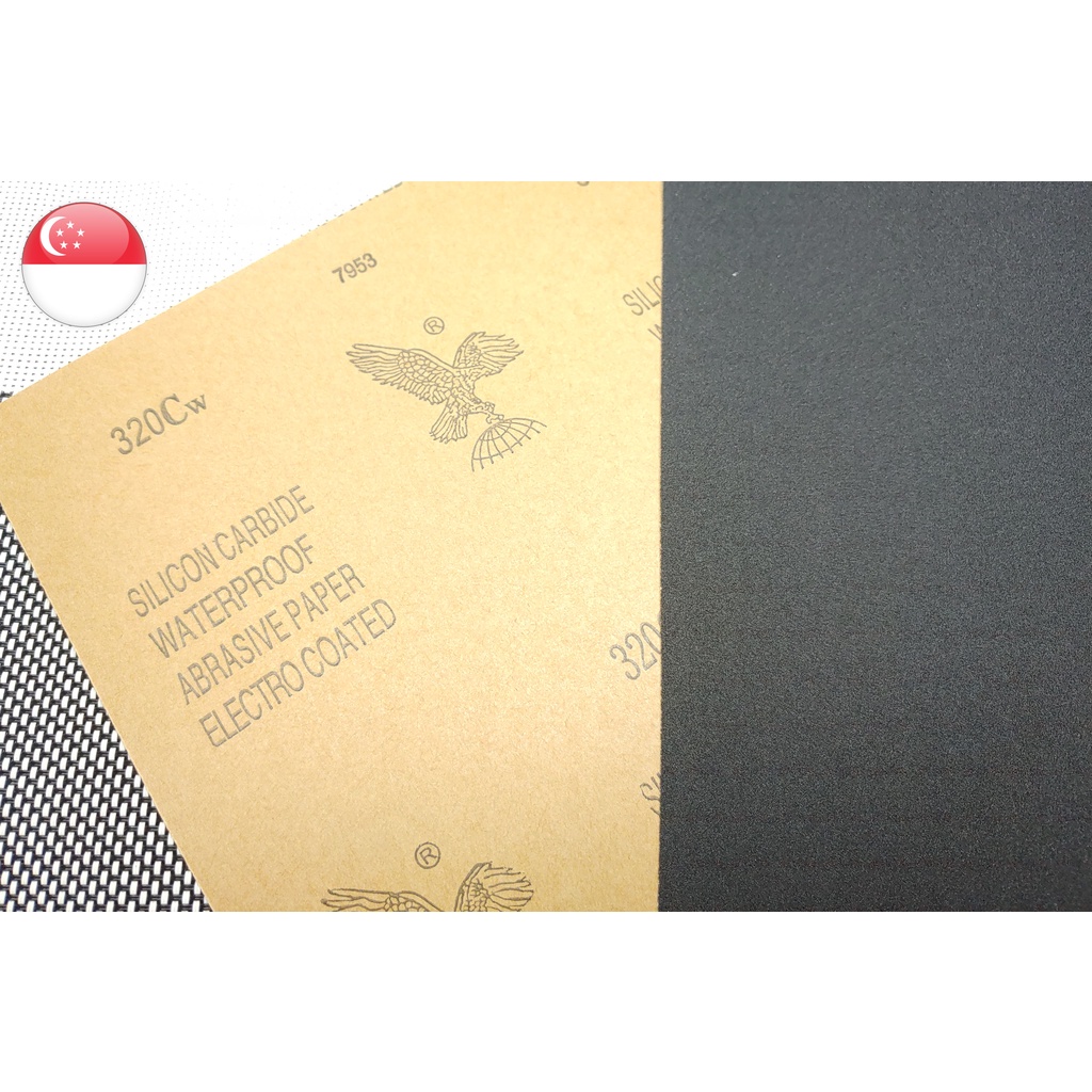 Eagle Brand Abrasive Sand Paper Sandpaper for Resin Metal Wood Sanding ...