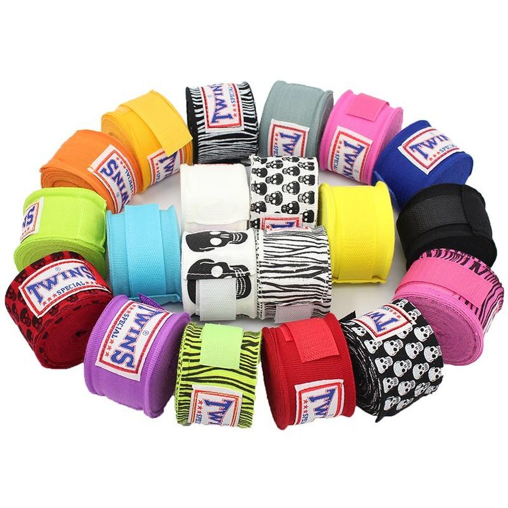 Twins Special - 5 Meters Cotton Hand Wraps for Boxing/Muay Thai - CH5 ...