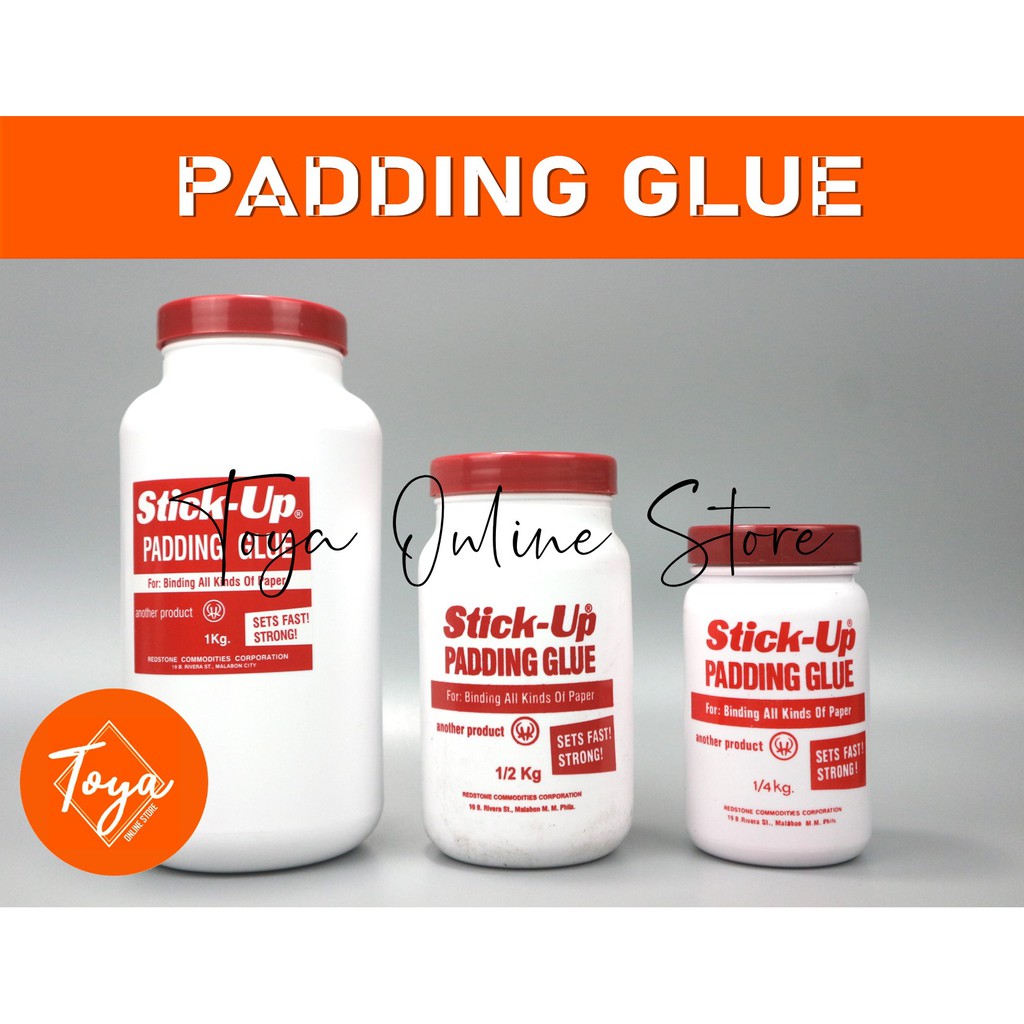Stick Up Padding Glue RED with FREE BRUSH (for DIY notepad ) | Shopee ...