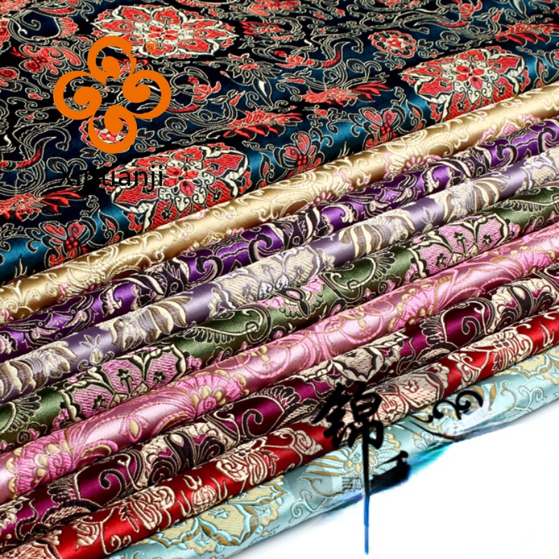 Brocade fabric DIY ancient costume Hanfu dress Lotus Series Kimono ...