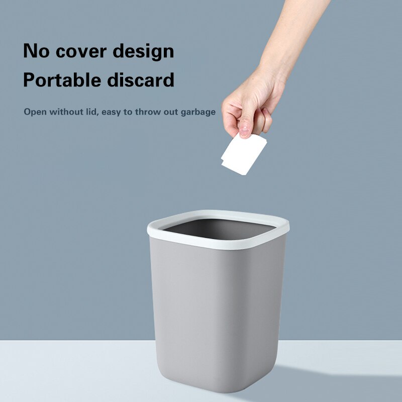 【SG Ready Stock】 Portable Dustbin Plastic Rubbish Bin Simple Trash Bin ...